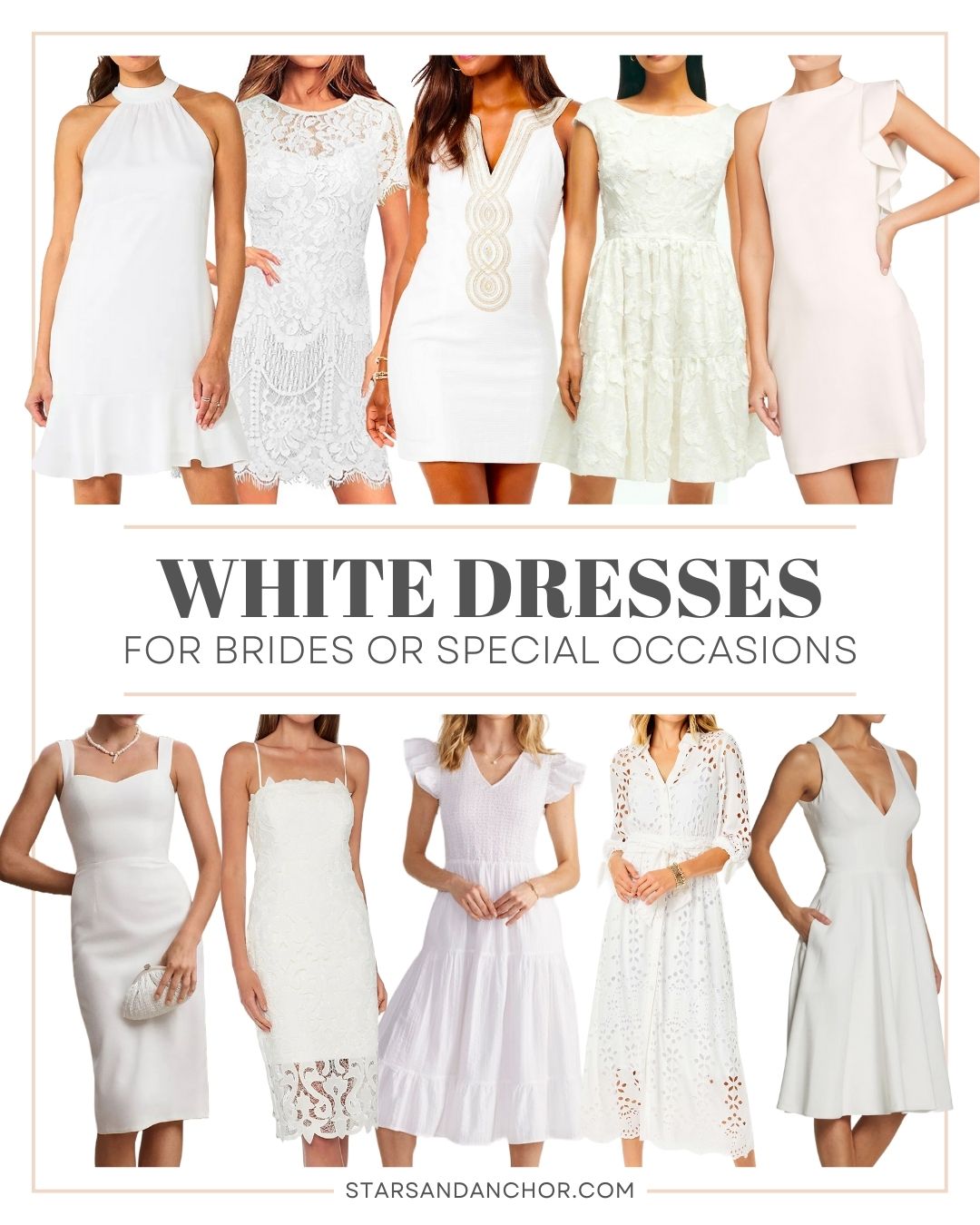 20 Stunning White Dresses for the Bride-to-Be for Your Engagement Party ...