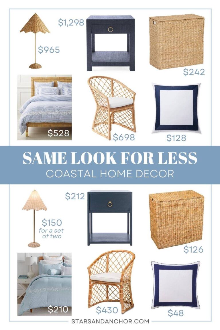 Same Look For Less: Amazing Designer Inspired Coastal Home Decor ...