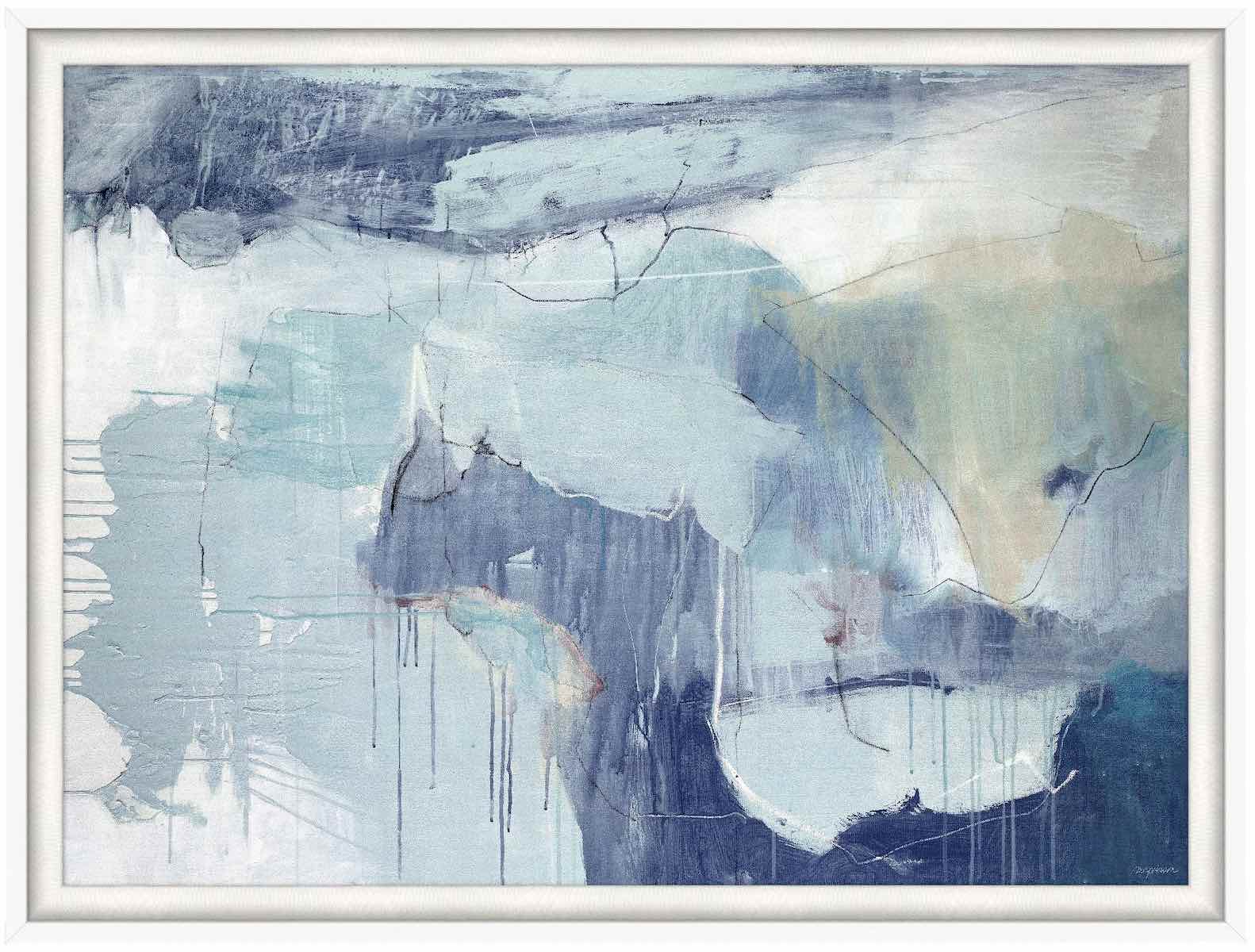 Calming Abstract Wall Art With a Coastal Feel - Stars & Anchor