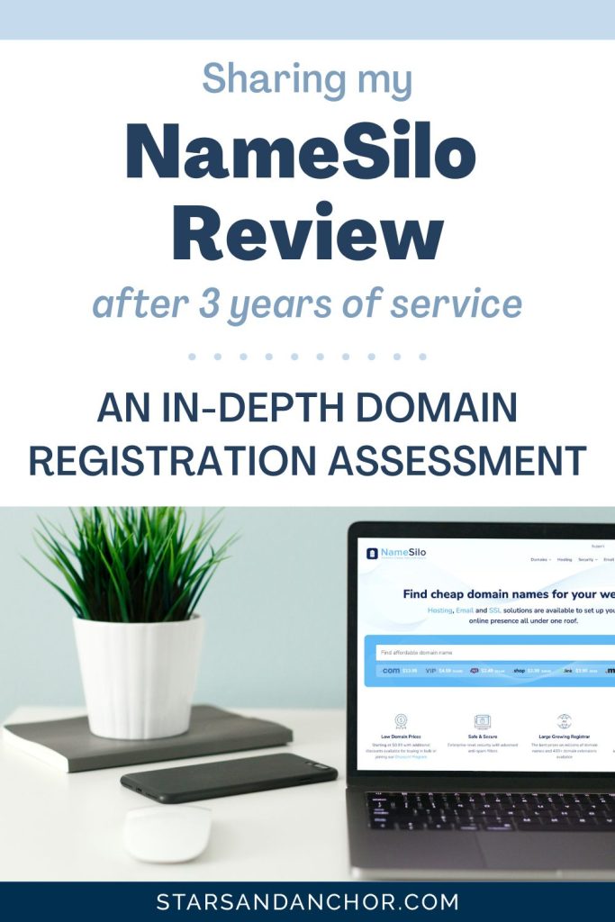 NameSilo Review: An In-Depth Domain Registration Assessment + Coupon Code - Stars & Anchor