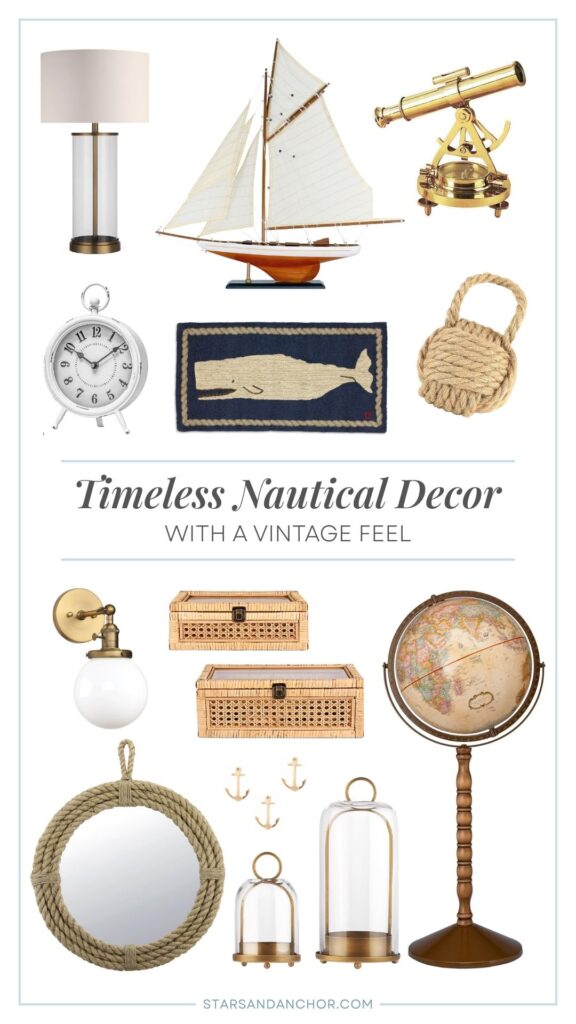 Timeless Nautical Decor with a Vintage Feel - Stars & Anchor